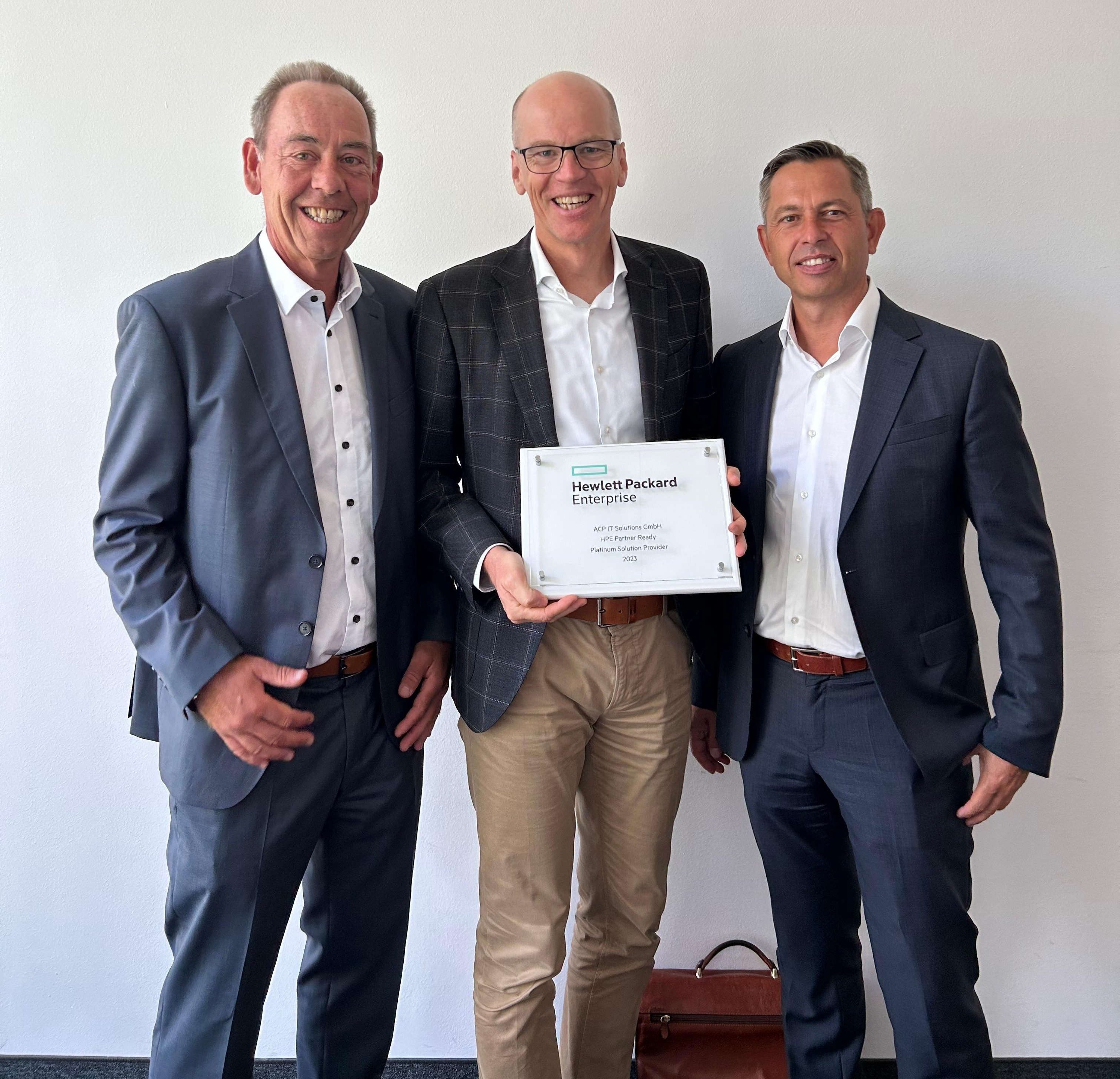 ACP ausgezeichnet als HPE Partner Ready Platinum Solution Provider 2023